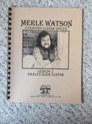 Merle Watson: Country Guitar Styles: MerelWatson: Amazon.com: Books
