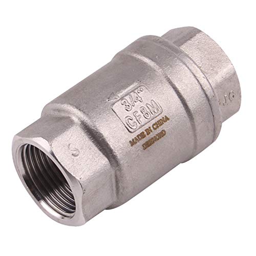 Snapklik.com : 3/4 Inch Vertical Check Valve SUS304 Spring Loaded Check ...