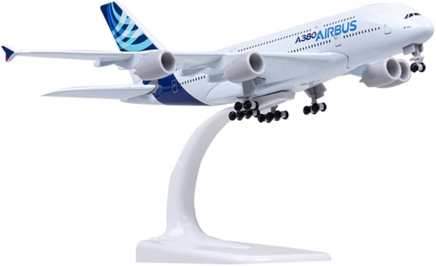 A380 Diecast Airplane Model - 1/400 Scale Metal Prototype Plane for ...