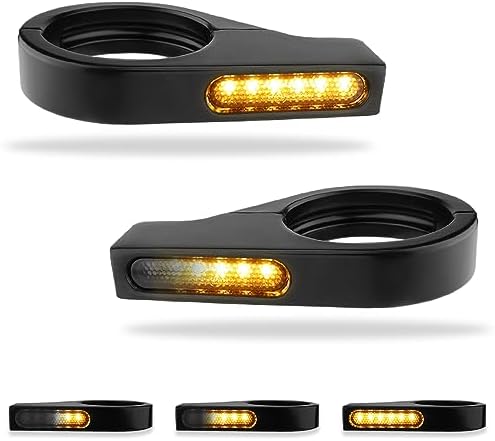 Amazon.com: MotoParAcc Switchback Sequential Front Fork LED Turn ...