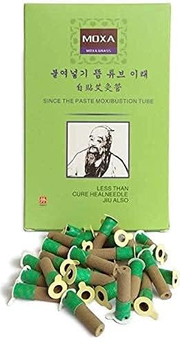 PCS Acupressure Mini Moxa Tube Self-stick Chinese Moxibustion Sticker ...
