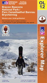 Amazon.com: Brecon Beacons National Park - Western & Central areas OS ...
