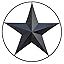 Amazon.com: JoyEvy 24" Barn Star - Black Metal Star Outdoor Decoration ...
