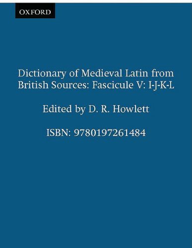 Amazon.com: Dictionary of Medieval Latin from British Sources ...