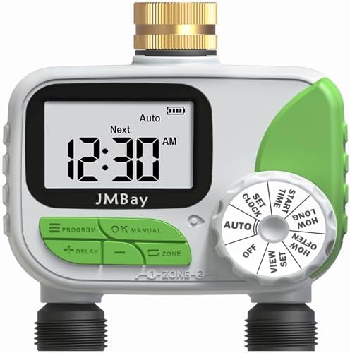 Amazon.com: Sprinkler Timer Water Timer for Garden Hose 2 Zone, Auto ...