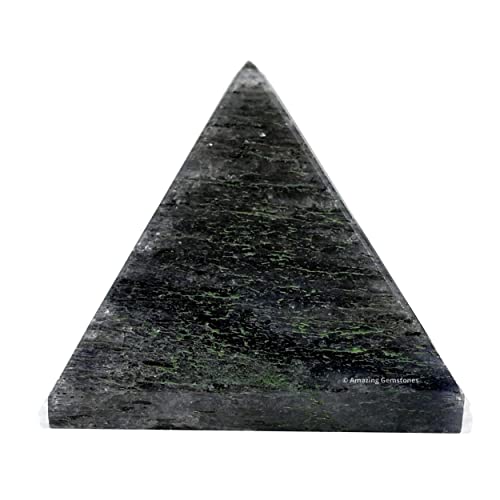 Amazon.com: Amazing Gemstone Nuummite Pyramid Crystal Healing Stones ...
