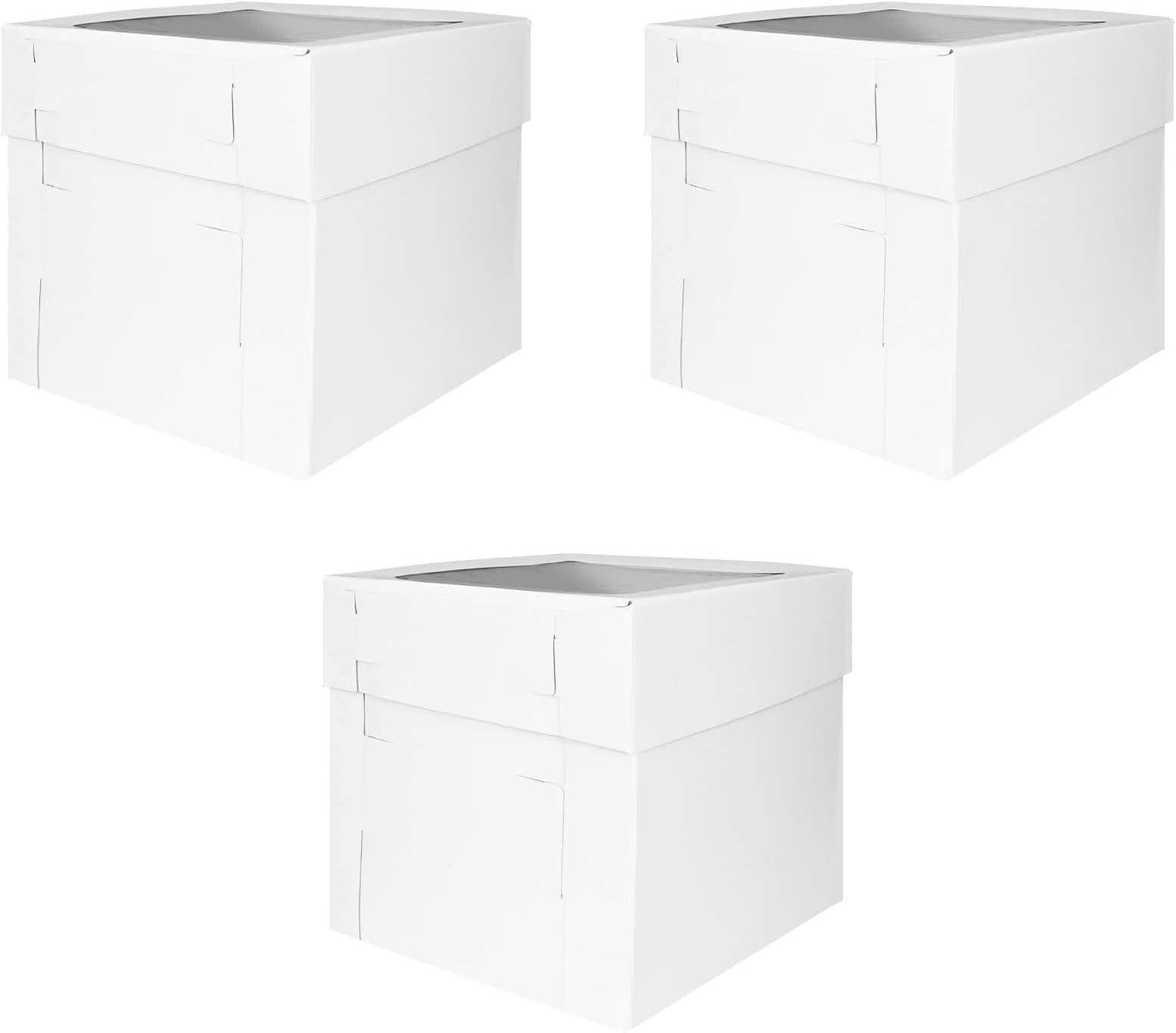 Amazon.com: SOROO [12-Pack] Tall Cake Boxes for Tier Cakes,14 Inch ...