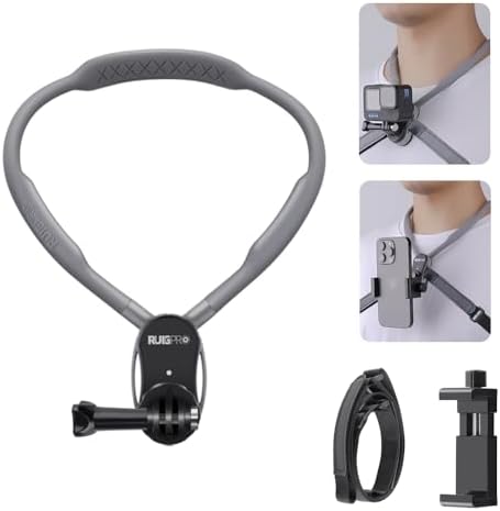 Amazon.com: Akeipho Magnetic Neck Mount for Gopro/Smartphone, POV/VLOG ...