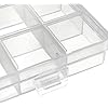 uxcell Component Storage Box - PP Fixed 24 Grids Electronic Component ...