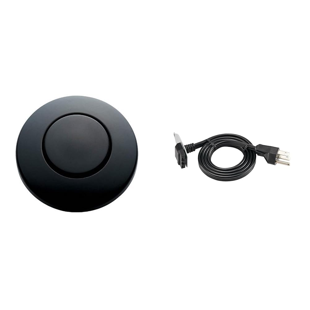 InSinkErator STC-MTBLK Push SinkTop Switch Button, Matte Black ...