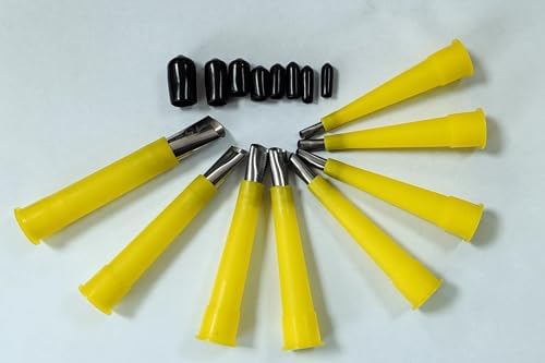 Pandairftr Glass Glue Nozzle,Caulking Tips with Caulk Cap,Caulking Gun ...