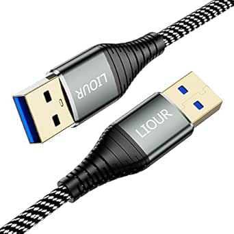 Amazon.com: LIOUR USB 3.0 A to Male Cable 6.6ft Super High Speed ...