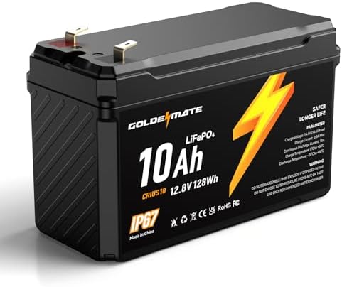 Amazon.com: ExpertPower 12V 10Ah Lithium LiFePO4 Deep Cycle ...