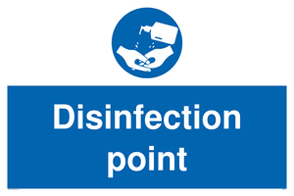 Disinfection point sign – BigaMart