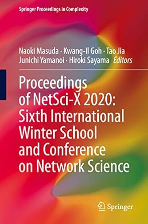 Amazon.com: Proceedings of NetSci-X 2020: Sixth International Winter ...