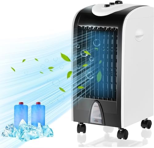Amazon.com: COSTWAY Evaporative Air Cooler, 3-in-1 Cooling Fan with 2 ...