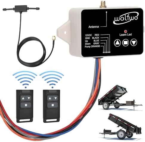 Amazon.com: Zhangmengge Wolfwo Dump Trailer Wireless Remote Controller ...