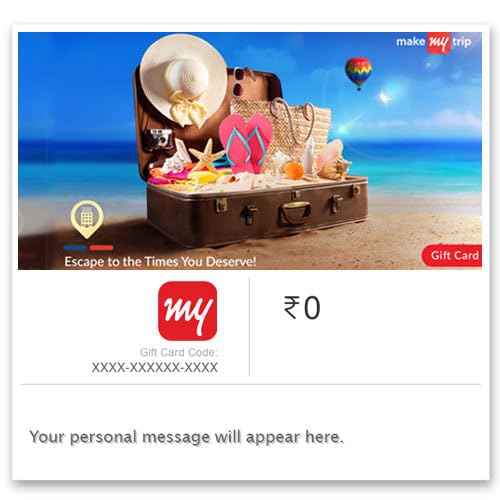 Make My Trip Holiday | Flat 10% Off | E-Gift Card | Instant Delivery ...