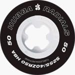 Amazon.com : HUBBA RADIALS BLACK/WHITE 50mm mini core : Skateboard ...