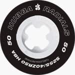 Amazon.com : HUBBA RADIALS BLACK/WHITE 50mm mini core : Skateboard ...