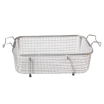 Ultrasonic cleaner basket mesh small parts basket holder for cleaner ...