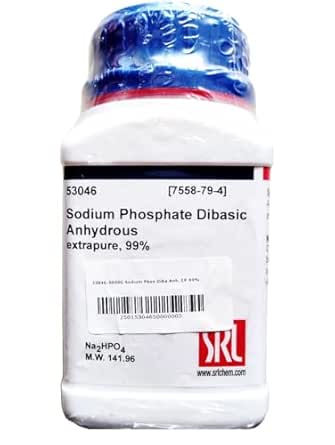 Sodium Phosphate Dibasic Anhydrous extrapure, 99%, 500gm, CAS: 7558-79 ...