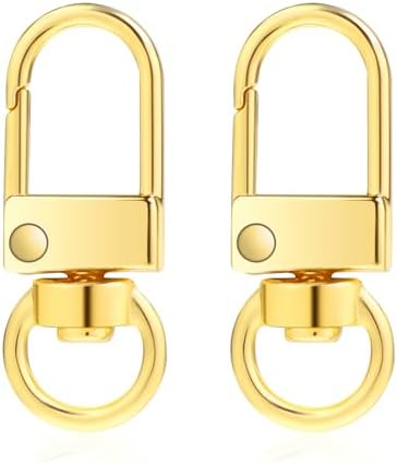 Amazon.com: Ouligay 3Pcs Metal Spring Snap Hooks Clip Swivel Snap Hooks ...