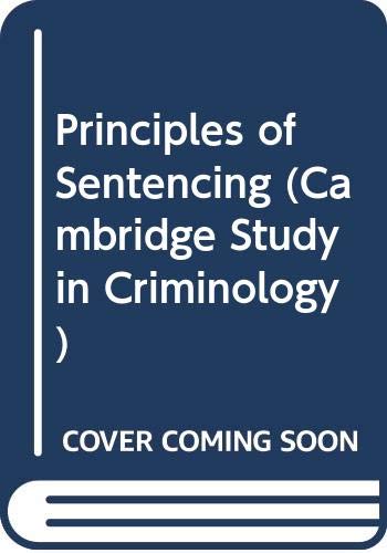 Principles of Sentencing: Thomas, David A.: 9780435828820: Amazon.com ...