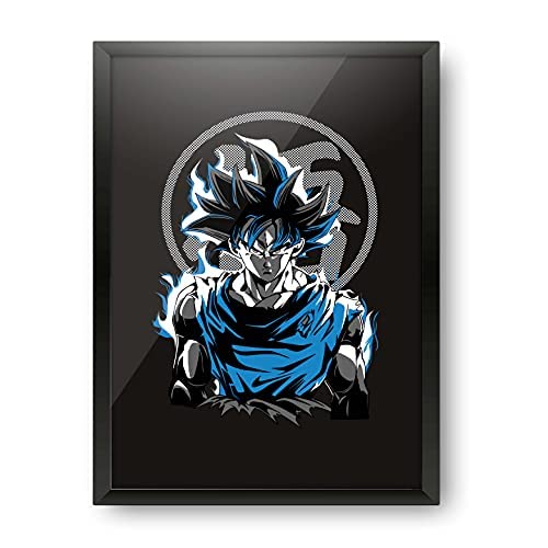 Epic Stuff - Dragon ball Z - Goku - Design A4 Wall Poster (With Frame ...