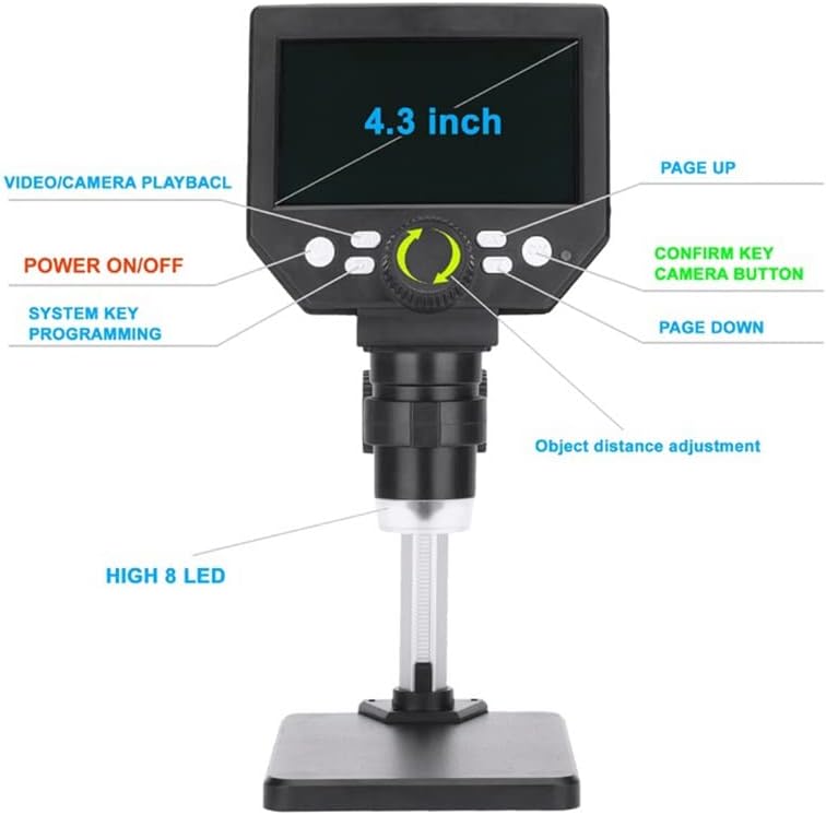 Microscope Accessories kit Slide Preparation camer 1-1000x Zoom 10MP 4. ...