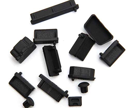 13Pcs/Set Silicone Anti Dust Plug Cover Stopper Laptop dust Plug Laptop ...