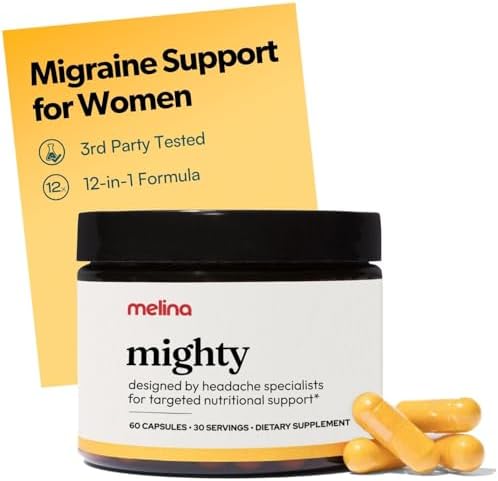 Amazon.com: Melina Mighty Natural Migraine Relief Supplement ...