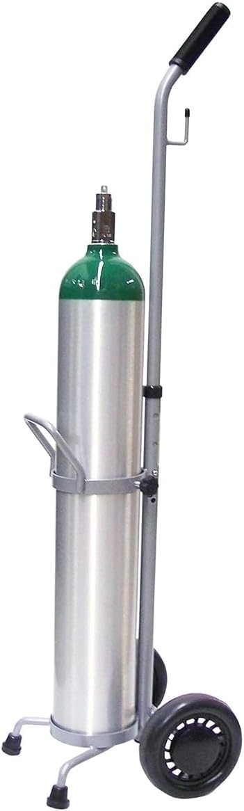 Amazon.com: Single Cylinder D/E Oxygen Cylinder Cart : Health & Household