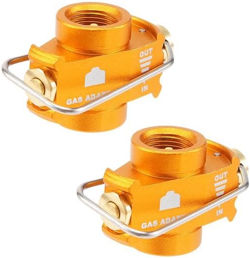 RESFNSE 2PCS Camping Gas Saver Plus Gas Converter Shifter Refill Flat ...