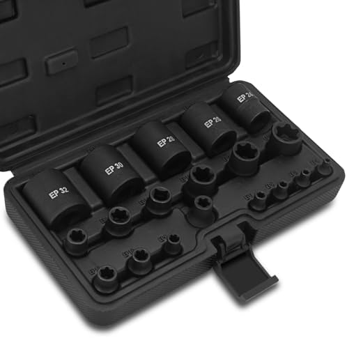 Amazon.com: YEKEPRO External Torx Plus 19pc Socket Set, 6 Point EP ...