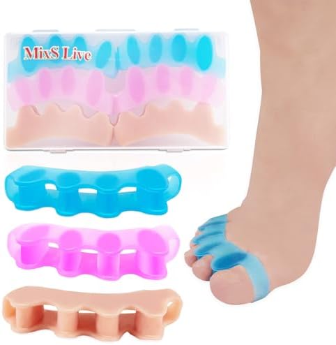 Amazon.com: (4 Pieces in Two Types) Toe Separators & Toe Spacers for ...