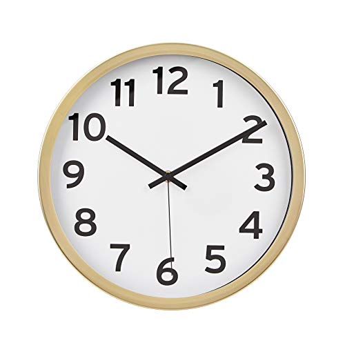 Amazon.com: Olden Days Wall Clock with Real Wood, 4 Chime Options ...