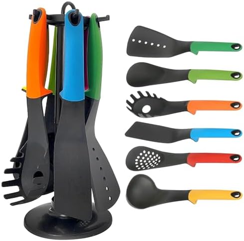 Daniel James Kitchen Utensil Set - 6 Piece Non Stick Cooking Tools with ...