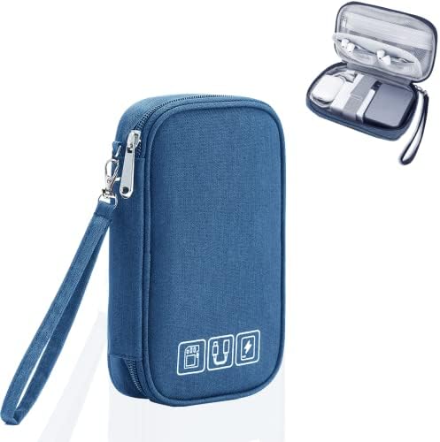 Cable Organizer Bag, Portable Electronic Organizer All-in-One Charger ...