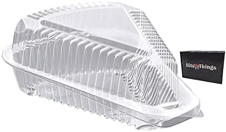 Amazon.com: Stock Your Home Cake Slice Container (50 Pack) - 1 ...