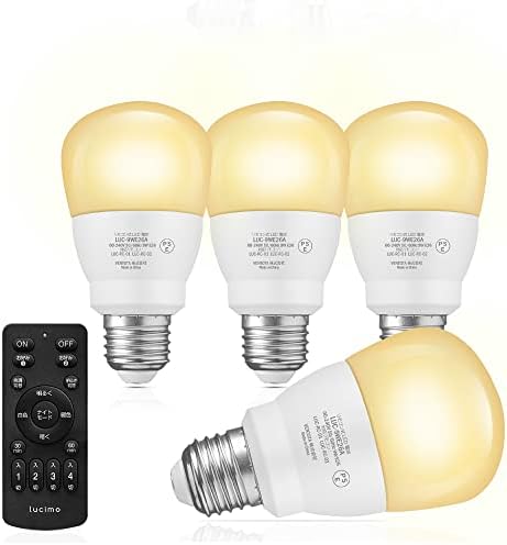 Amazon.co.jp: VENTOTA LED電球 E26 40w 調光 調色 リモコン付き 直径30mm 昼光色 昼白色 電球色 500lm 常夜灯 広配光 高輝度 高演色 タイプ ...