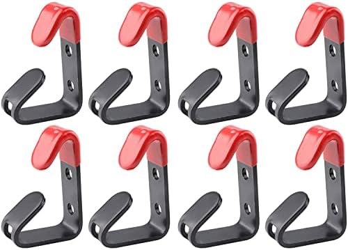 TOPNIKE Alloy Rim Display Hanging Hooks,Metal Wheel Hooks,Black and Red ...