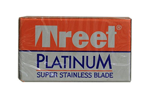 Amazon.com: Treet, Platinum Super Stainless Double-Edge Blades, 5 Pack ...