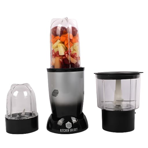 Buy Kitchen Galaxy Bullet Mixer Grinder - 2 Jar Model + Chopper Jar ...