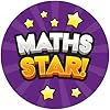 144 Maths Star Reward Stickers For Children, Teachers & Parents ...