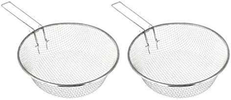Amazon.com: Commercial Round Fryer Basket with Handle - 11 Inch ...