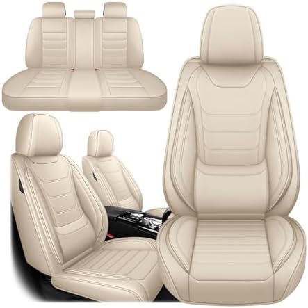 Amazon.com: BHXC Nappa Leather Seat Covers Full Set for Lexus RX350 ...