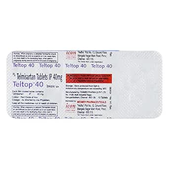 Teltop 40MG - Strip of 10 Tablets : Amazon.in: Health & Personal Care