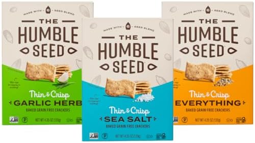 Amazon.com: The Humble Seed Grain Free Crackers | Variety Pack, 4.25 oz ...