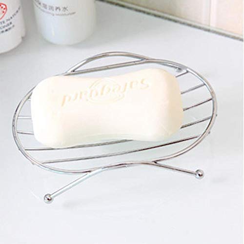 Buy Stainless Steel Soap Box with Drain Design Stylish Soap Dish ...